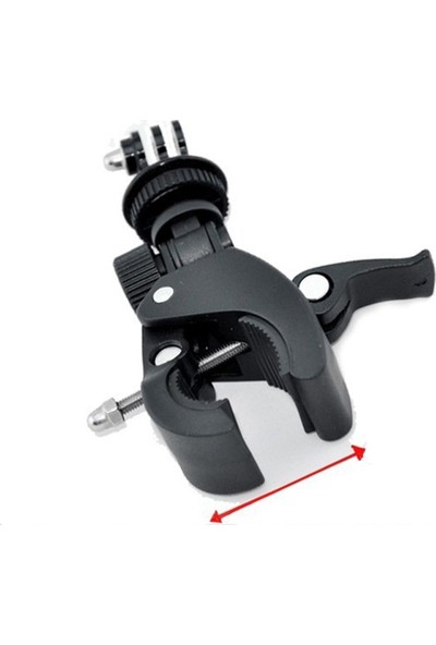 Sony Aksiyon Kamera Uyumlu Metal Gidon Aparatı + Adaptör