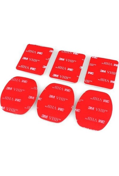Sony Aksiyon Kamera Uyumlu 3 X Oval 3 X Düz Yapıştırma