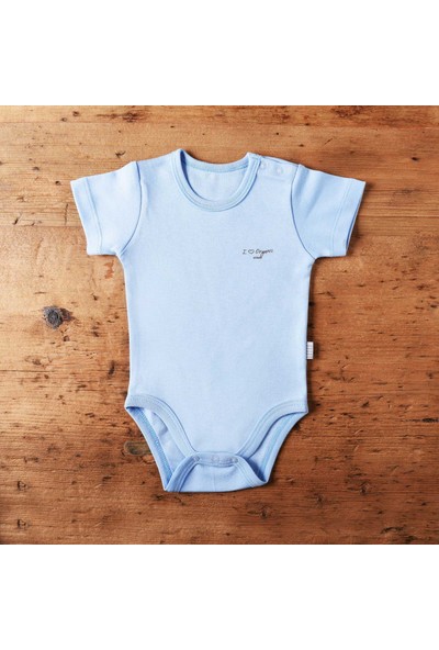 Kitikate Organik Bebe Boy Kısa Kol Badi