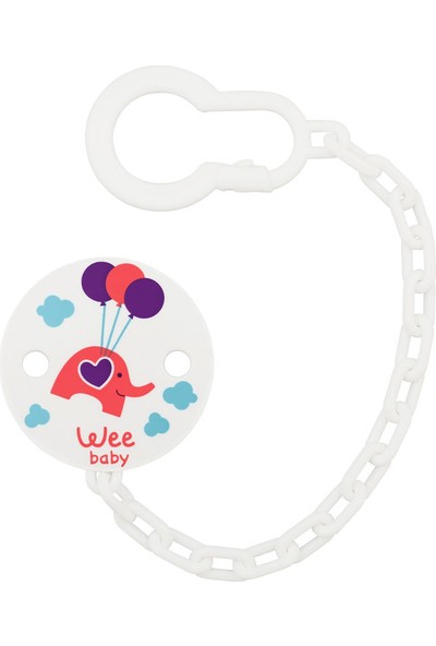 Wee Baby Desenli Emzik Askısı Wee Baby Desenli Emzik Askısı