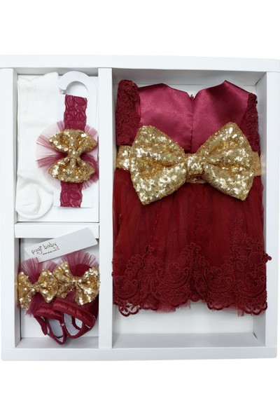 Pugi Baby 3104 Kız Bebek Mevlüt Takımı Pugi Baby 3104 Kız Bebek Mevlüt Takımı