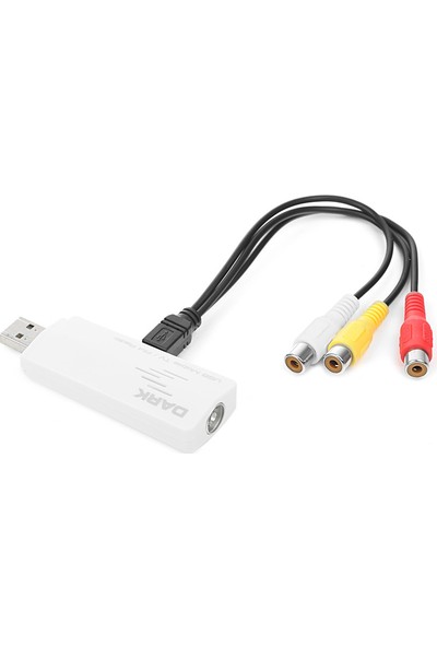 Dark USB Analog Zaman Ayarlı Kayıt Özellikli Harici Mobile FM Radyo/TV Kartı (DK-AC-TVUSBANALOG)
