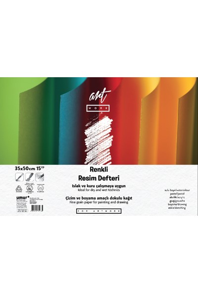 Artwork Renkli Resim Defteri 35X50 15 Yp Artwork Renkli Resim Defteri 35X50 15 Yp