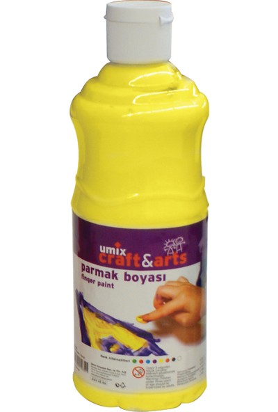 Craft And Arts Parmak Boya 500 Ml - Sarı Craft And Arts Parmak Boya 500 Ml - Sarı