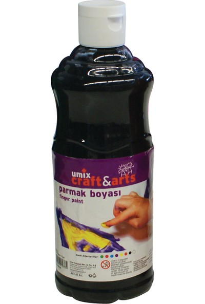 Craft And Arts Parmak Boya 500 Ml- Siyah Craft And Arts Parmak Boya 500 Ml- Siyah