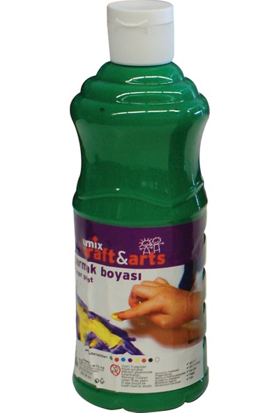 Craft And Arts Parmak Boya 500 Ml -Yeşil Craft And Arts Parmak Boya 500 Ml -Yeşil