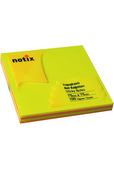 Notıx Neon 4 Renk 100 Yp 75X75 Notıx Neon 4 Renk 100 Yp 75X75