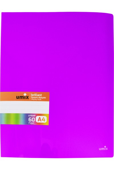 UMIX BRILLANT SUNUM DOSYASI 60LI MOR UMIX BRILLANT SUNUM DOSYASI 60LI MOR