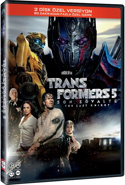 Transformers 5: Son Şövalye 2 Dısk Özel Versiyon Dvd