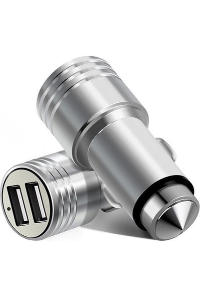 Powerway Usb Araç Çakmalığı Metal 3.1 Amper Süper Hızlı Şarj Çift Usb Powerway Usb Araç Çakmalığı Metal 3.1 Amper Süper Hızlı Şarj Çift Usb