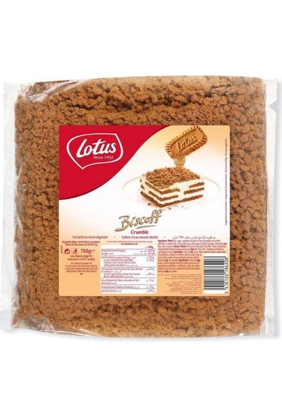 Lotus Biscoff Crumble - Bisküvi Kırıkları 750 gr Lotus Biscoff Crumble - Bisküvi Kırıkları 750 gr