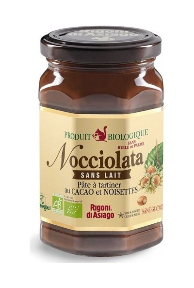 Nocciolata Organik Vegan Kakaolu Fındık Kreması 270 gr