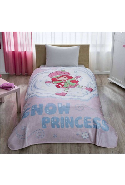 Taç Çilek Kız Dısneytek Kişilik Battaniye