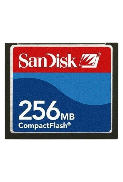 Sandisk Cf 256 Mb Compact Flash Kart Sandisk Cf 256 Mb Compact Flash Kart