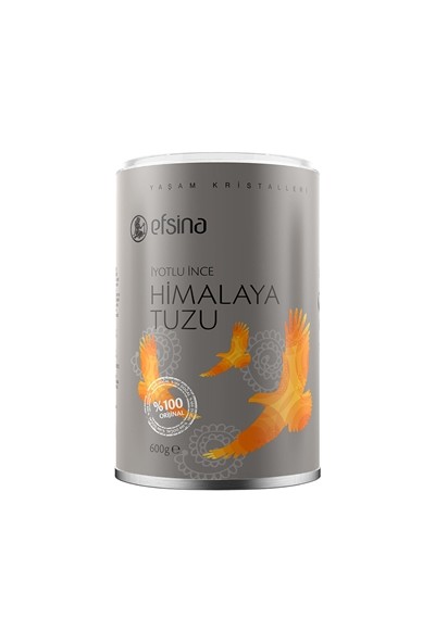 Efsina Himalaya Tuzu İyotlu İnce Beyaz 600 Gr