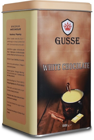Gusse Sıcak Beyaz Çikolata Tozu 1 Kg