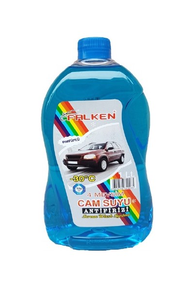 Falken Antifirizli Mavi Cam Suyu 1 Lt. Litre 30 Derece Falken Antifirizli Mavi Cam Suyu 1 Lt. Litre 30 Derece