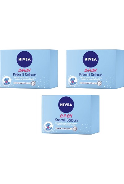 Nivea Baby Kremli Sabun 00 Gr X 3 Adet