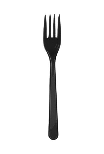 Partijet Siyah Plastik Çatal 25'li Partijet Siyah Plastik Çatal 25'li