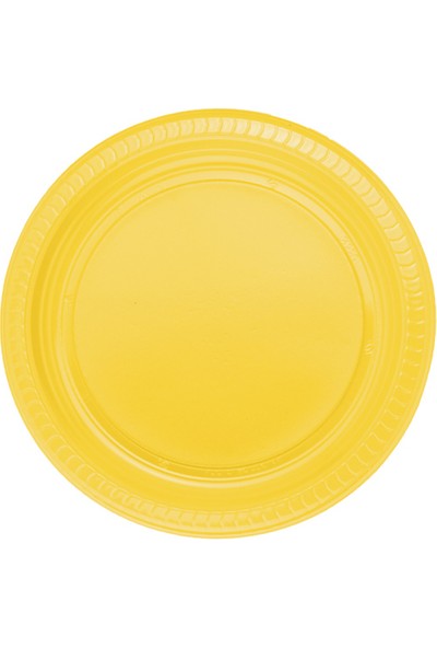 Partijet Sarı Plastik Tabak 22 cm 25'li Partijet Sarı Plastik Tabak 22 cm 25'li