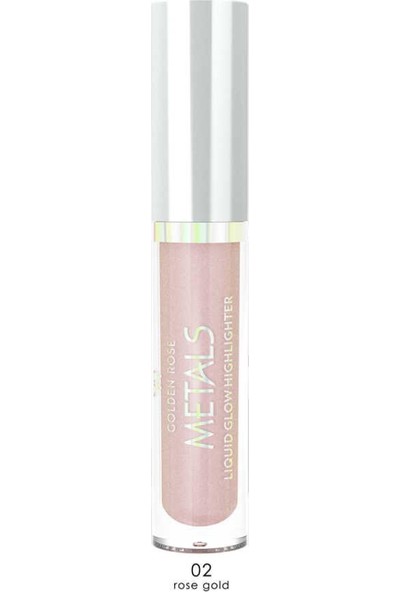 Golden Rose Metals Metallic Likit Glow Hıghlıghter No.02 Golden Rose Metals Metallic Likit Glow Hıghlıghter No.02