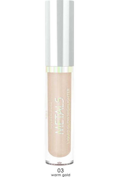 Golden Rose Metals Metallic Likit Glow Aydınlatıcı No.03 Golden Rose Metals Metallic Likit Glow Aydınlatıcı No.03