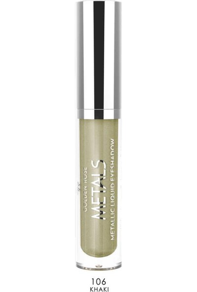 Golden Rose Göz Farı - Gr Metals Metallıc Lıquıd Eyeshadow No:106 Khakı Golden Rose Göz Farı - Gr Metals Metallıc Lıquıd Eyeshadow No:106 Khakı