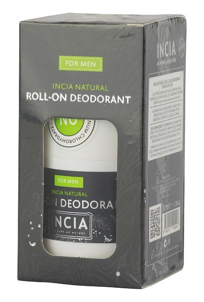 INCIA Doğal Roll-On Deodorant Erkekler İçin INCIA Doğal Roll-On Deodorant Erkekler İçin