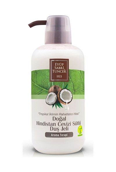 Eyüp Sabri Tuncer Doğal Hindistan Cevizi Sütlü Duş Jeli 600 Ml Pet Şişe Eyüp Sabri Tuncer Doğal Hindistan Cevizi Sütlü Duş Jeli 600 Ml Pet Şişe