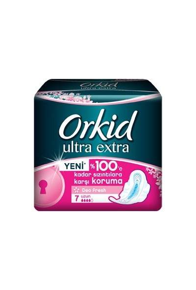 Orkid Ultra Extra Hijyenik Ped Tekli Paket Deofresh Uzun 7 Ped Orkid Ultra Extra Hijyenik Ped Tekli Paket Deofresh Uzun 7 Ped
