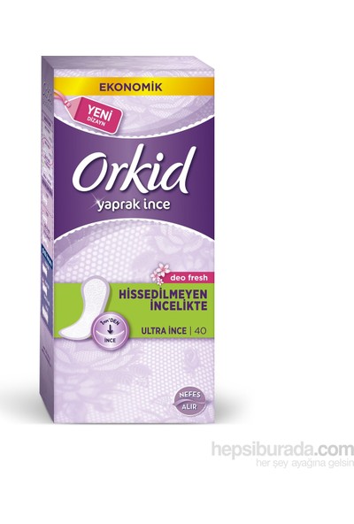 Orkid Yaprak 2'li Eko Paket Deofresh 40 Ped Orkid Yaprak 2'li Eko Paket Deofresh 40 Ped