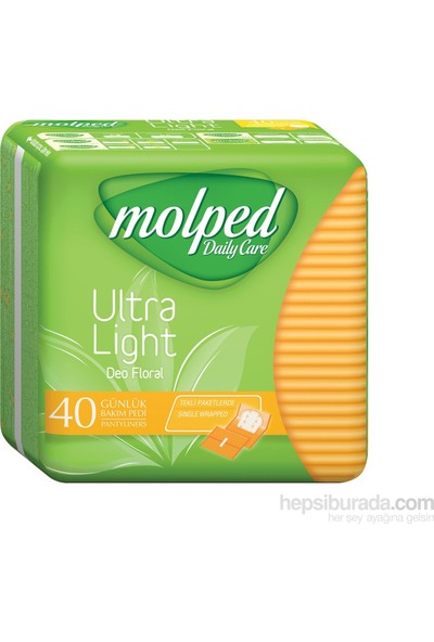Molped Daily Care Ultra Ligth Sw li Deo Floral 40 lı Molped Daily Care Ultra Ligth Sw li Deo Floral 40 lı