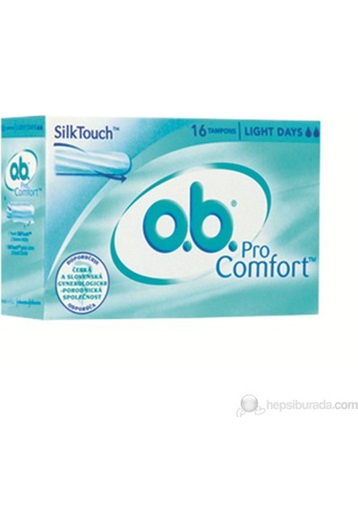 O.B. Tampon Mini Light Days(Comfort) 16'lı O.B. Tampon Mini Light Days(Comfort) 16'lı