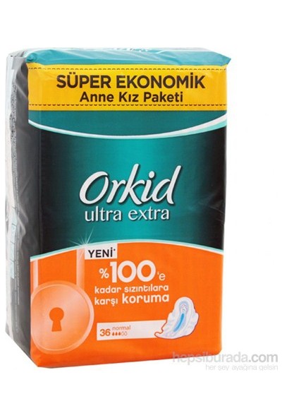 Orkid Ultra Extra Normal Anne Kız 36 Adet 12'Li Orkid Ultra Extra Normal Anne Kız 36 Adet 12'Li