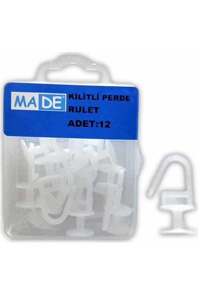 Made Kilitli Perde Rulet ( 1 Kutu: 12 Adet) Made Kilitli Perde Rulet ( 1 Kutu: 12 Adet)