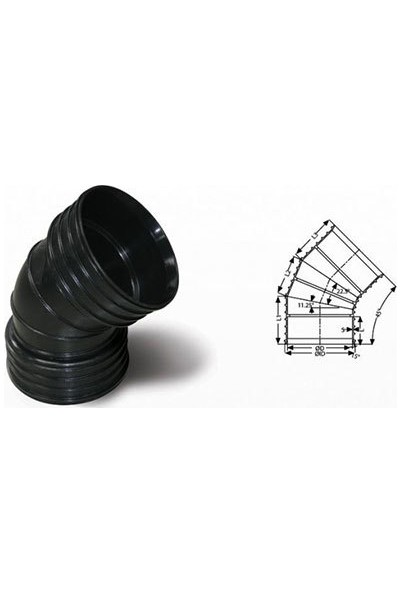 Fırat Triplex Dirsek 150Mmx45