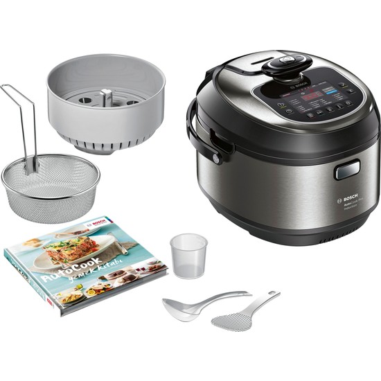 Bosch Auto Cook Pro MUC88B68TR Çoklu Pişirici Metalik / Fiyatı