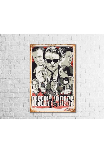 Fandomya Ahşap Poster Reservoir Dogs 12X17CM + Çift Taraflı Bant Fandomya Ahşap Poster Reservoir Dogs 12X17CM + Çift Taraflı Bant