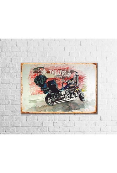 Fandomya Ahşap Poster Motorcyle I 12X17CM + Çift Taraflı Bant Fandomya Ahşap Poster Motorcyle I 12X17CM + Çift Taraflı Bant