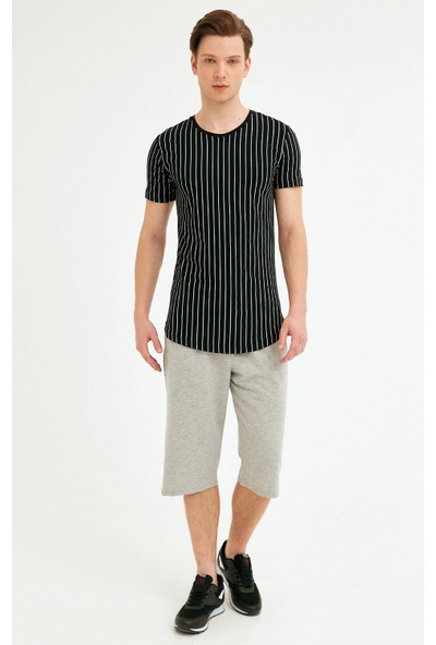 FullaModa Yanları Şeritli Battal Kapri