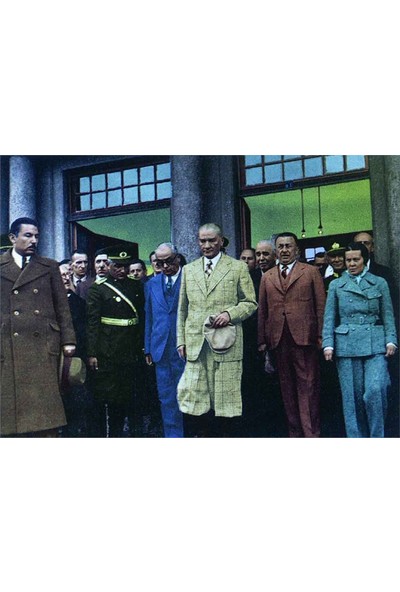 Movas Sanat Arkadaşlarıyla Atatürk Elmas Mozaik Tablo