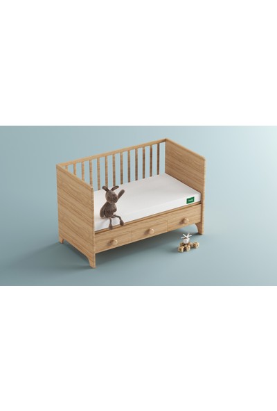 Sleepgo Alezli Bebek Yatak ( Su Geçirmez Kılıflı )