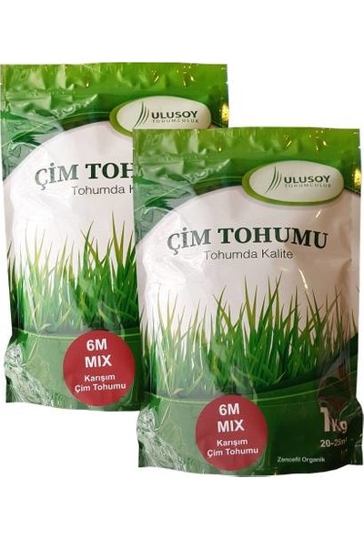 Ulusoy Karışımlı Çim Tohumu 2'li Ulusoy Karışımlı Çim Tohumu 2'li