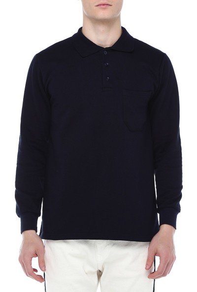 Ağca 2 Iplik Polo Yaka Sweat Lacivert %100 Pamuk Lacivert Ağca 2 Iplik Polo Yaka Sweat Lacivert %100 Pamuk Lacivert