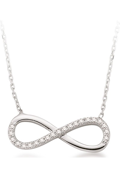 Emel Pırlanta 0.16 Ct. Pırlanta Fantazi Sonsuz Kolye Emel Pırlanta 0.16 Ct. Pırlanta Fantazi Sonsuz Kolye