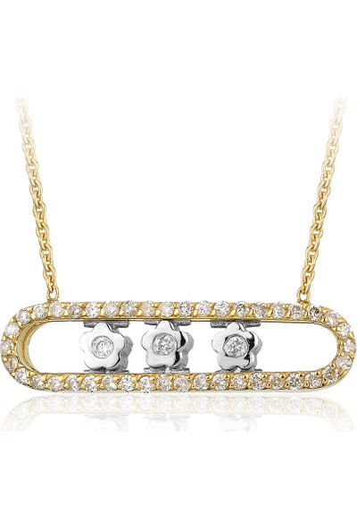 Emel Pırlanta 0.33 Ct. Pırlanta Fantazi Kolye Emel Pırlanta 0.33 Ct. Pırlanta Fantazi Kolye