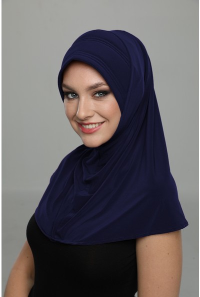 Fidan Bone Takmatik Sade Lacivert Hazır Bone