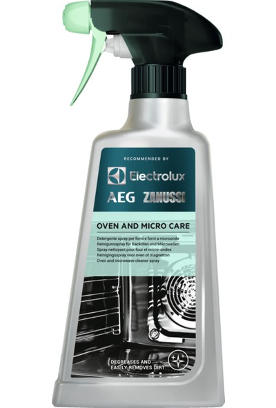 Electrolux M3OCS200 Fırın İçi, Mikrodalga Fırın, Tepsi ve Izgara Temizleme Spreyi 500 ml Electrolux M3OCS200 Fırın İçi, Mikrodalga Fırın, Tepsi ve Izgara Temizleme Spreyi 500 ml