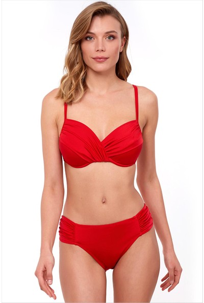 Ayyıldız Kadın Kırmızı Bikini Takımı 40705 KIRMIZI-7476