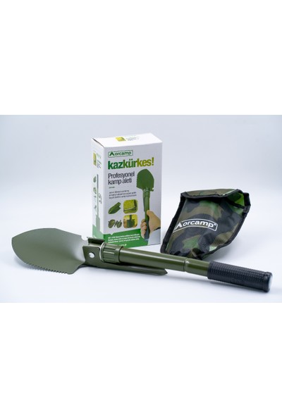 Katlanabilir Kazma Kürek Seti Çantalı Katlanabilir Kazma Kürek Seti Çantalı